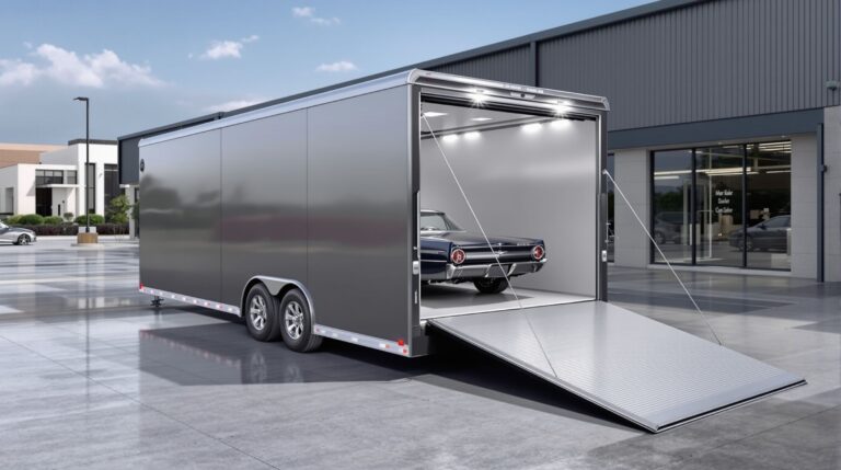 Open vs Enclosed Car Hauler Trailers: Pros, Cons, and Use Cases ...
